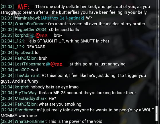 I love eRPing in the Warframe Region Chat - 9GAG