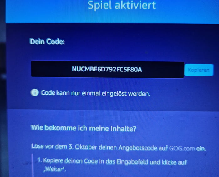 Prime gaming Code i dont need - 9GAG