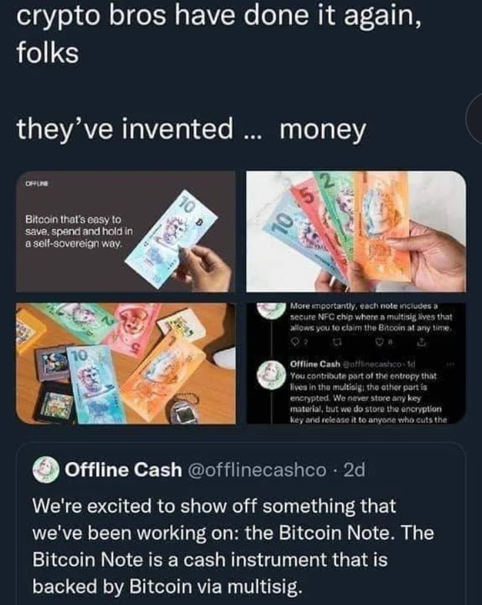 Crypto bros coming full circle - 9GAG