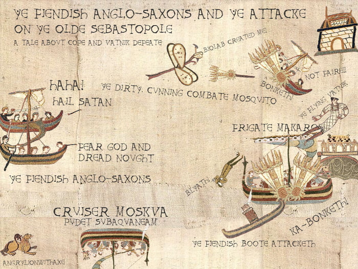Black sea fleet and perfide Albion. Ye fiendish Anglo-Saxons! - 9GAG