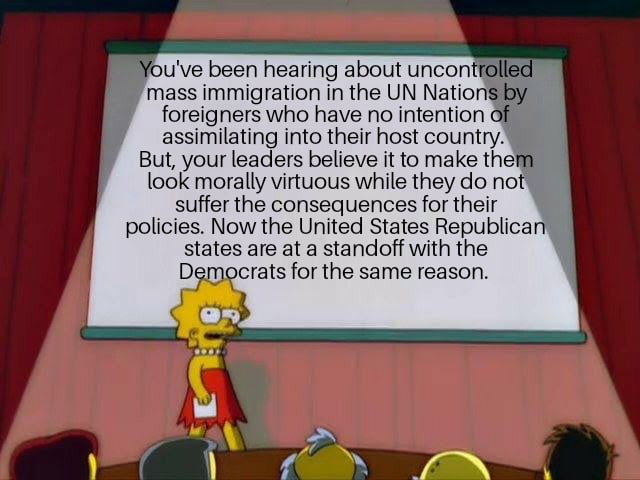 A nation without borders and common identity will fall to chaos from ...