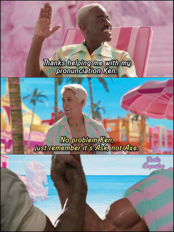 And just like that Ken helps again. - 9GAG
