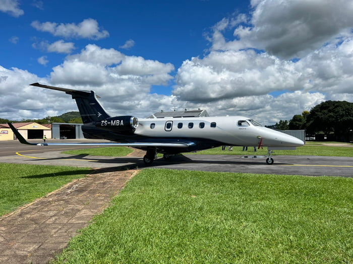 David Mabuza’s brand new jet. He bought a hanger for R4m, then ...