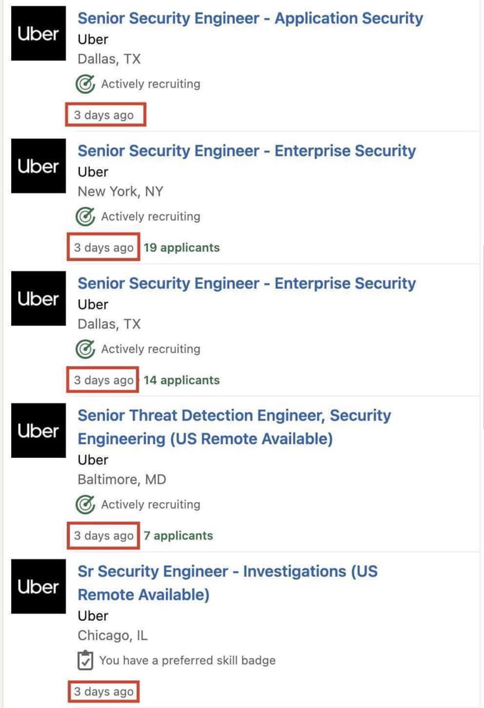 Uber hiring security engineers... - 9GAG
