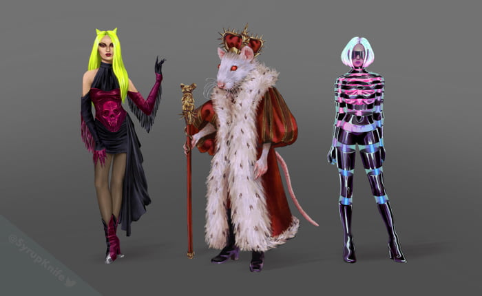 Finished some new skin concepts - 9GAG