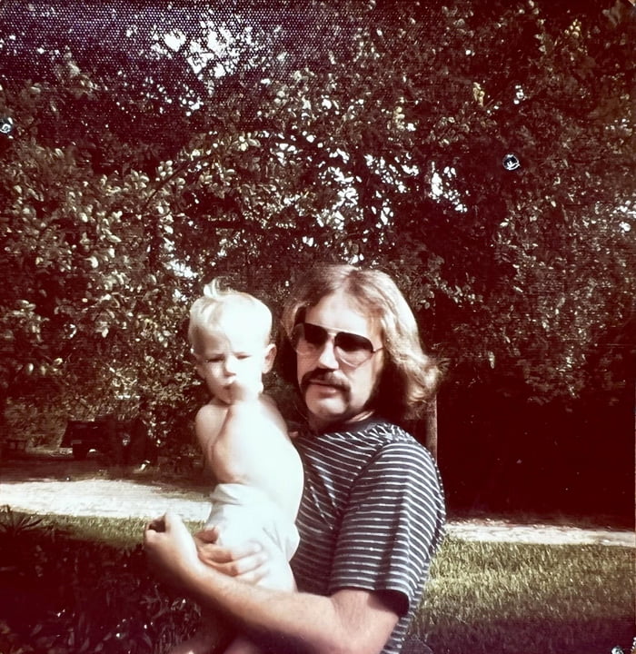 Me and Dad in 1975 - 9GAG