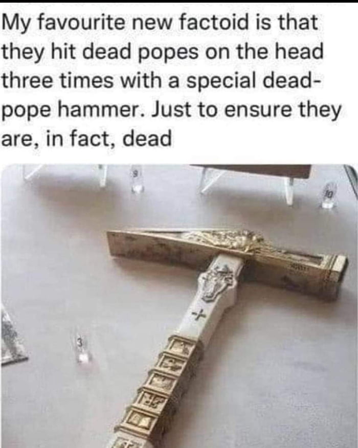 I'll call my new band "Dead Pope Hammer" - 9GAG