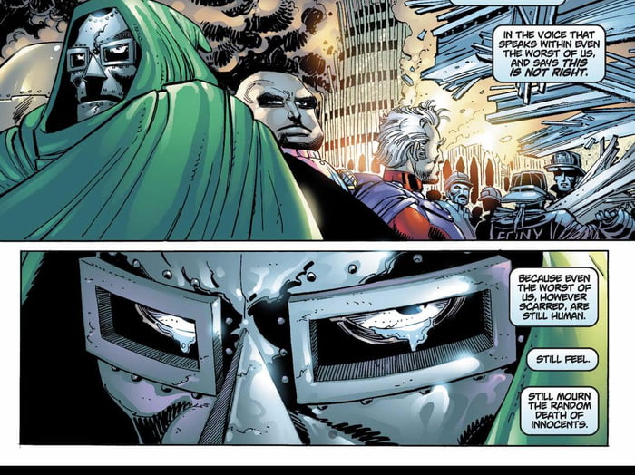 Do you remember when Dr Doom cried about 9/11? - 9GAG