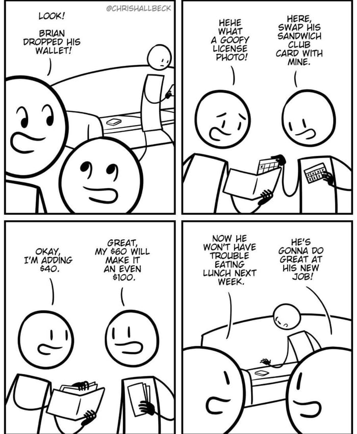 Reverse robbery - 9GAG