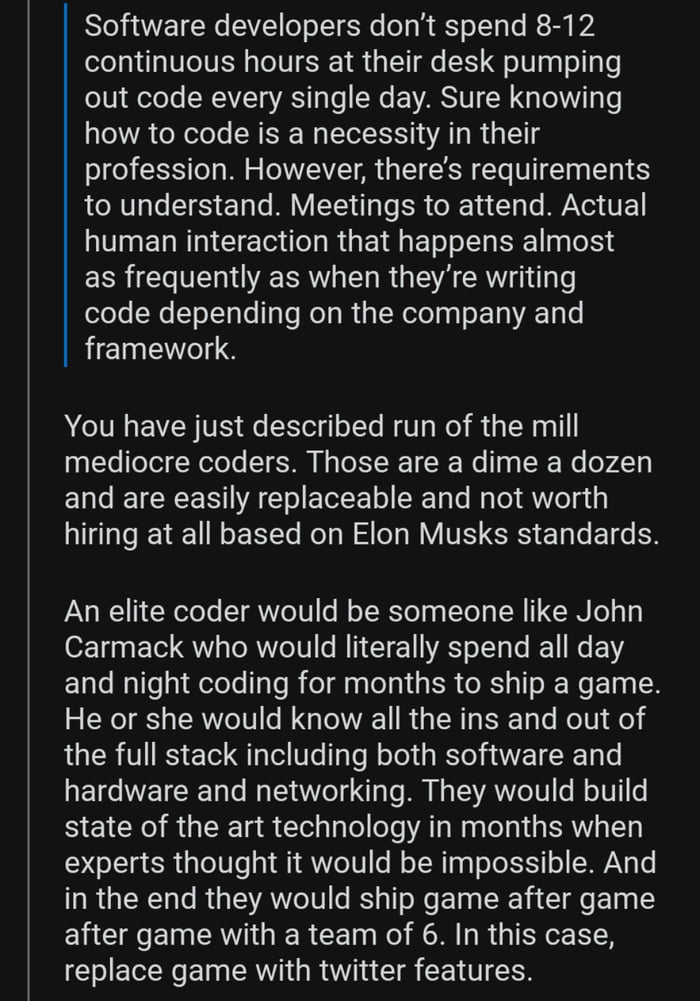 The only programmer twitter needs is John Carmack - 9GAG