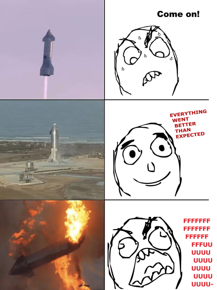 Elons rocket crash. - 9GAG