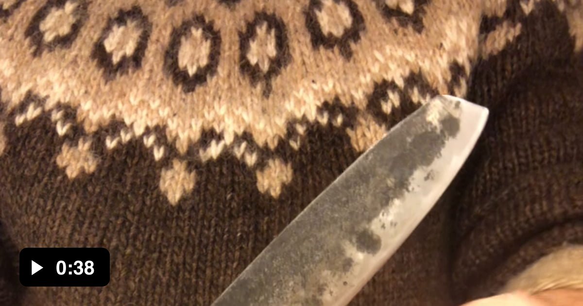 Trying knifemaking in my free time. Spring steel & maple. IG: @arctic ...