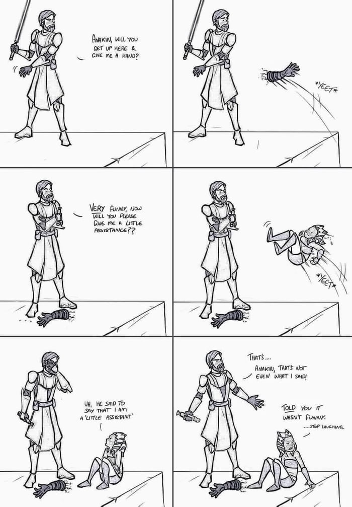 I wonder if the Jedi council provides Jedi counselling for padawan related stress? - 9GAG