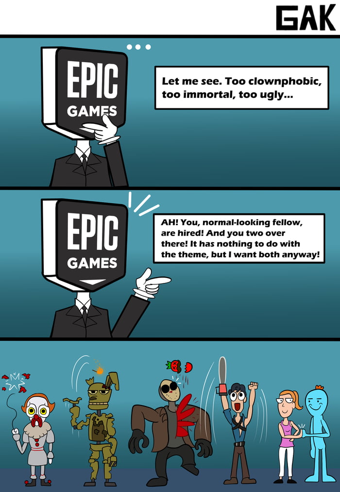 How Epic selects halloween collabs. Happy Halloween - 9GAG