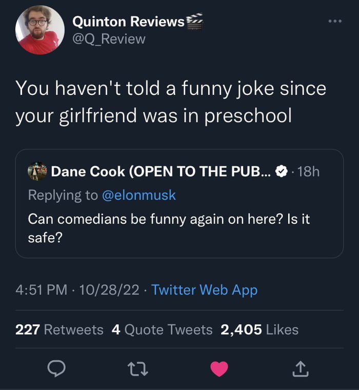 Dane just got cooked - 9GAG