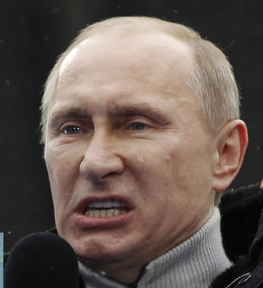 Can someone give me this Putin face, with a beard and turban? I think ...