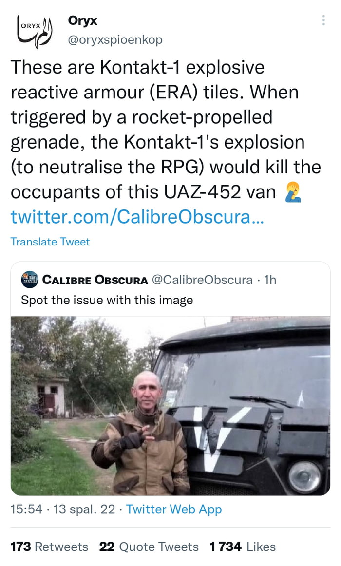 Russians and their improvised ERA. - 9GAG