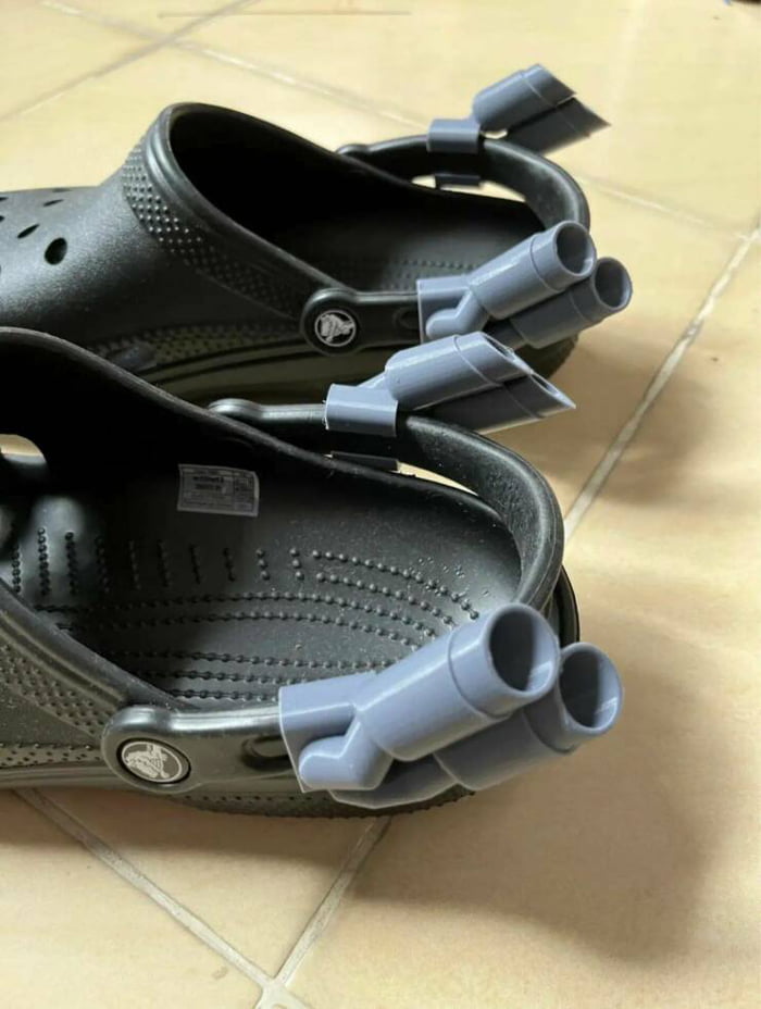 Just me, or does everyone accessorize their Crocs? - 9GAG