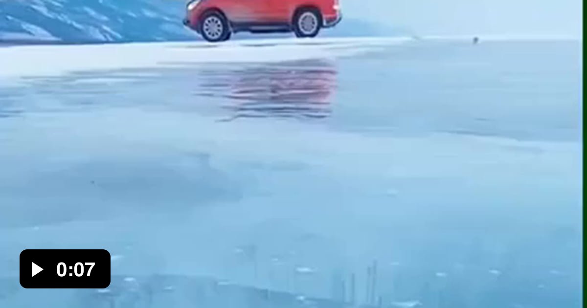 Frozen bubbles in a lake - 9GAG
