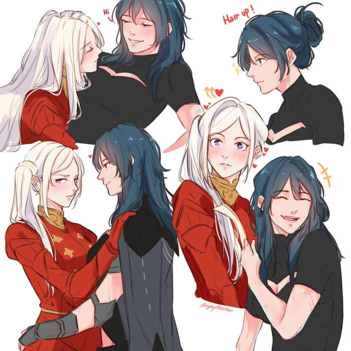 Byleth and Edelgard - 9GAG