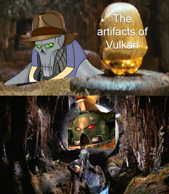 Please do not mess with Vulkan He'stan's stuff - 9GAG