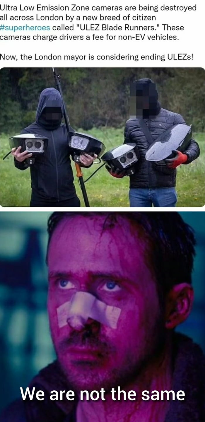 Props to these guys but I don't know about Blade Runners? - 9GAG