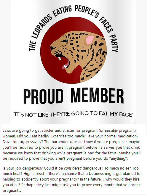 I never thought leopards would eat MY face,' sobs woman who voted for the Leopards Eating People ...
