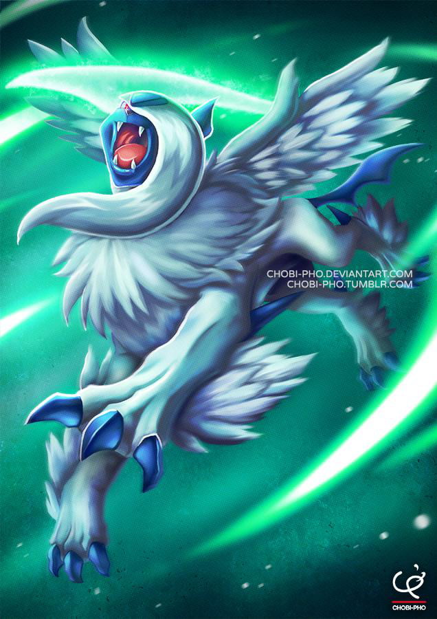 Mega Absol using Razor Wind Attack! - 9GAG