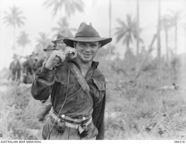 Papua New Guinea. Aitape–Wewak Campaign. 6 December 1944. Private H. J ...