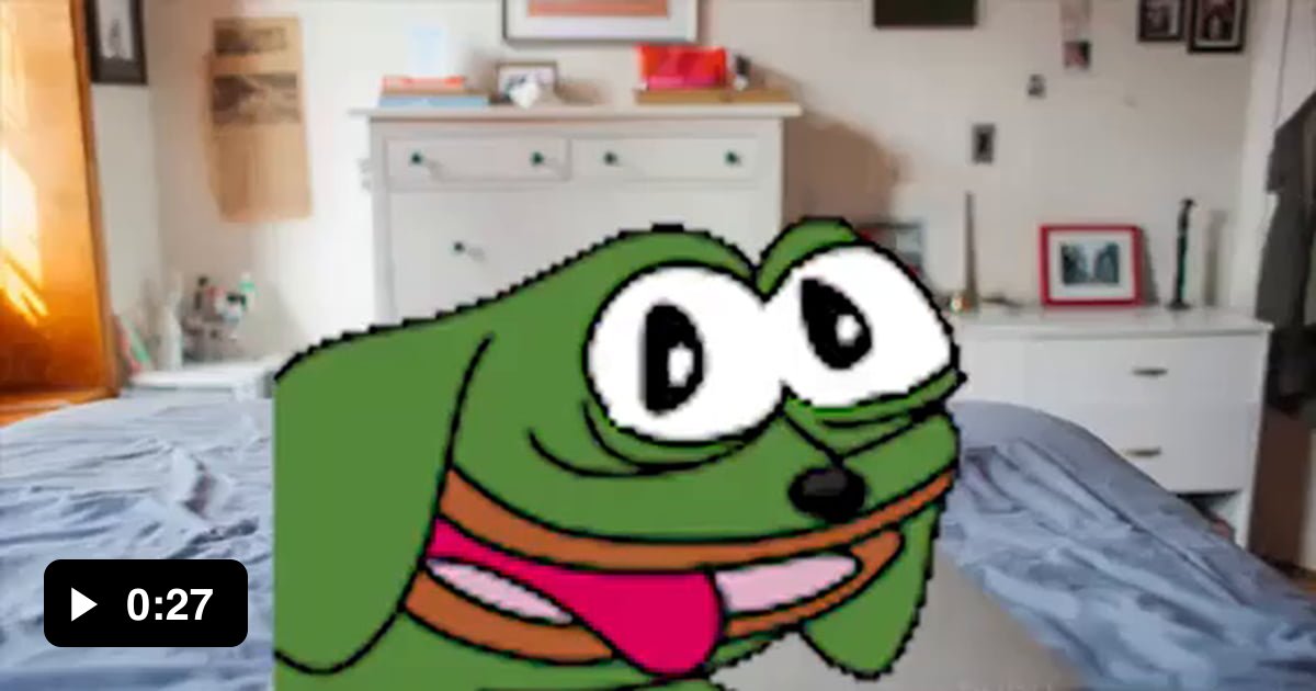 Look how happy pepe is - 9GAG
