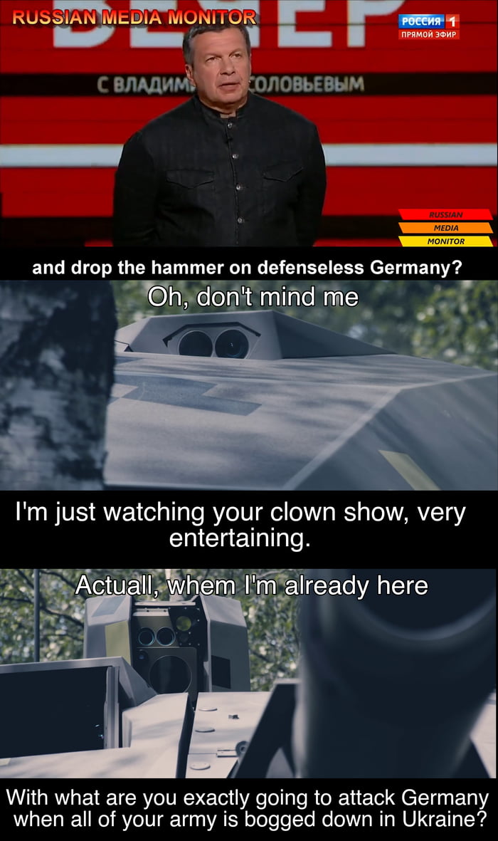 Putin's main TV propagandist Solovyov suggest to attack Germany while ...