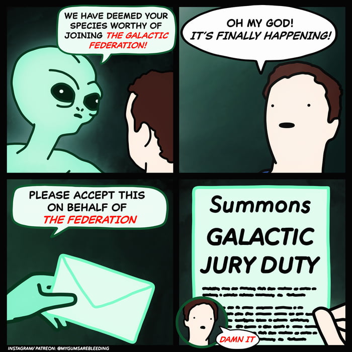 First Contact - 9GAG