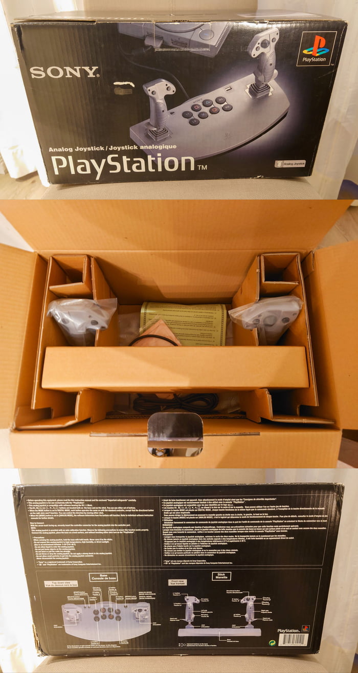 Got myself the first official Analog Playstation controller from 1996 ...