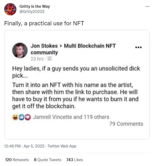 Finally, A Good Use Of An NFT - 9GAG