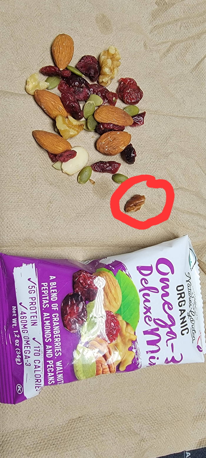 Look at all the pecans that were packaged. - 9GAG
