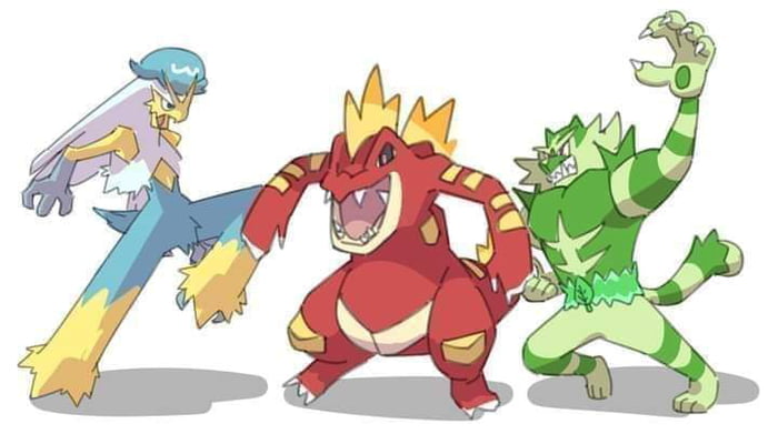 Leak gen 9 starters final evolution. - 9GAG