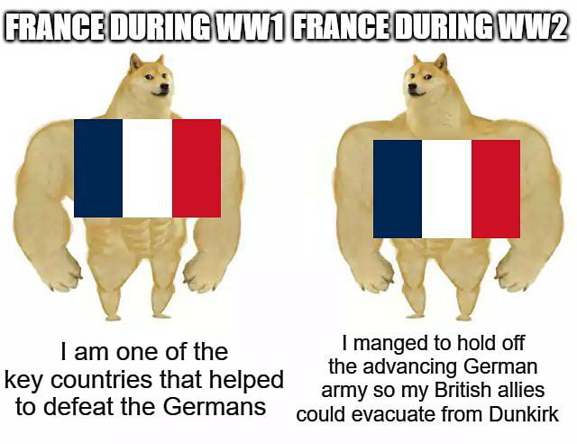 “the English will fight to the last Frenchman” German radio - 9GAG