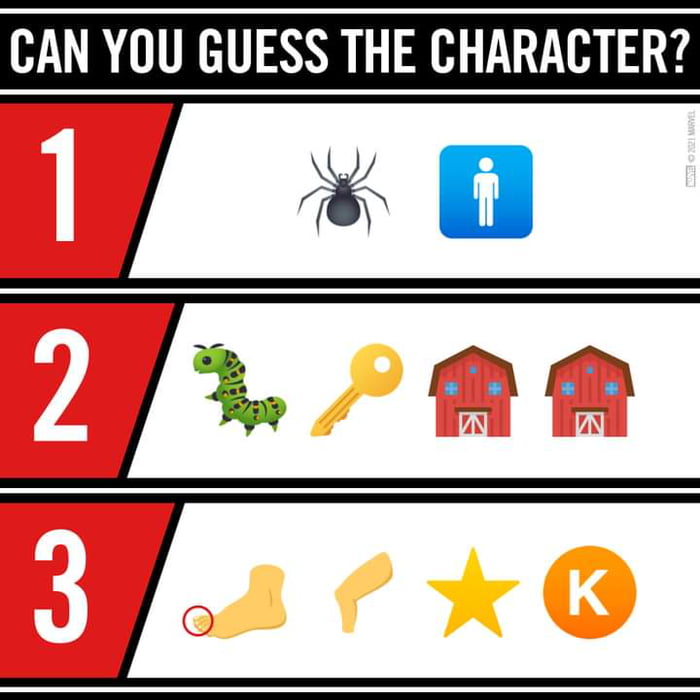 Guess the characters - 9GAG
