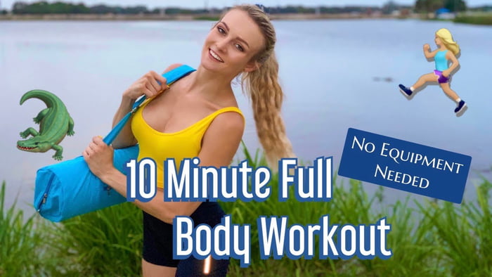 10 Minute Full Body Workout | Charisma Davis - 9GAG