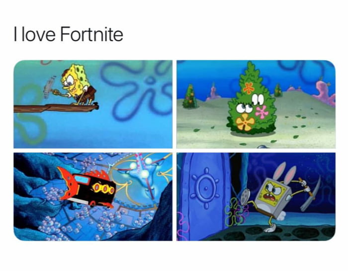 Spongebob predicted fortnite?!?! (meme) - 9GAG