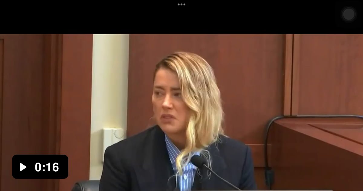 Did the real Amber just came out for a second under the role she seems ...