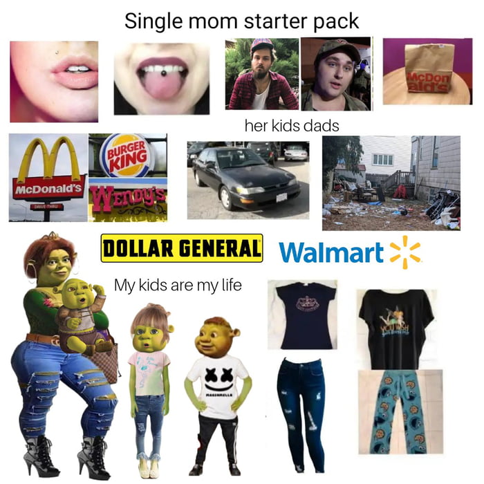 Single mom starter pack - 9GAG