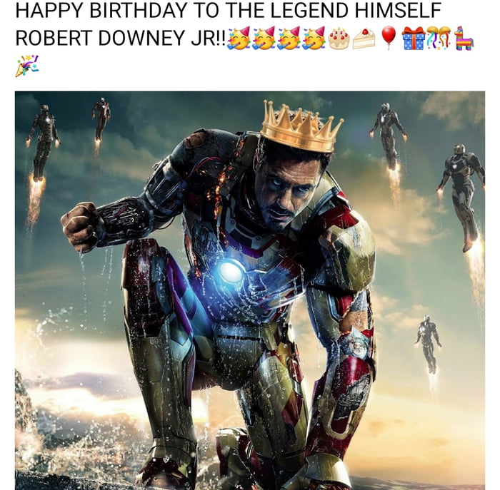 Happy birthday rdj - 9GAG