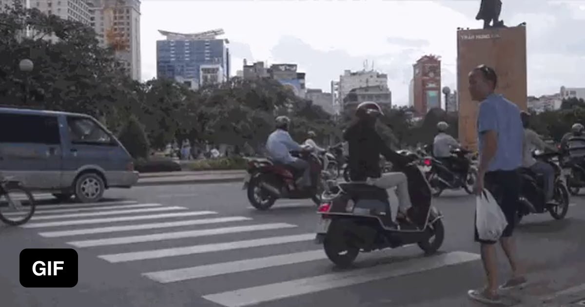 Real life frogger - 9GAG