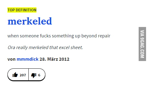 Just merkeled - 9GAG