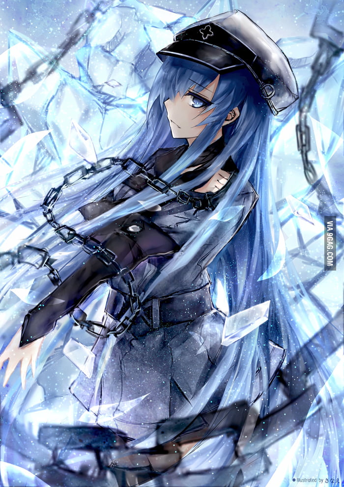 Fanart of the icy cold sadistic queen Esdeath! 「Akame Ga Kiru!」 - 9GAG