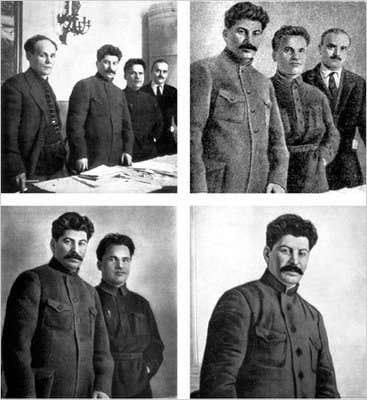 Stalin would literally have his photos retouched to remove people that ...