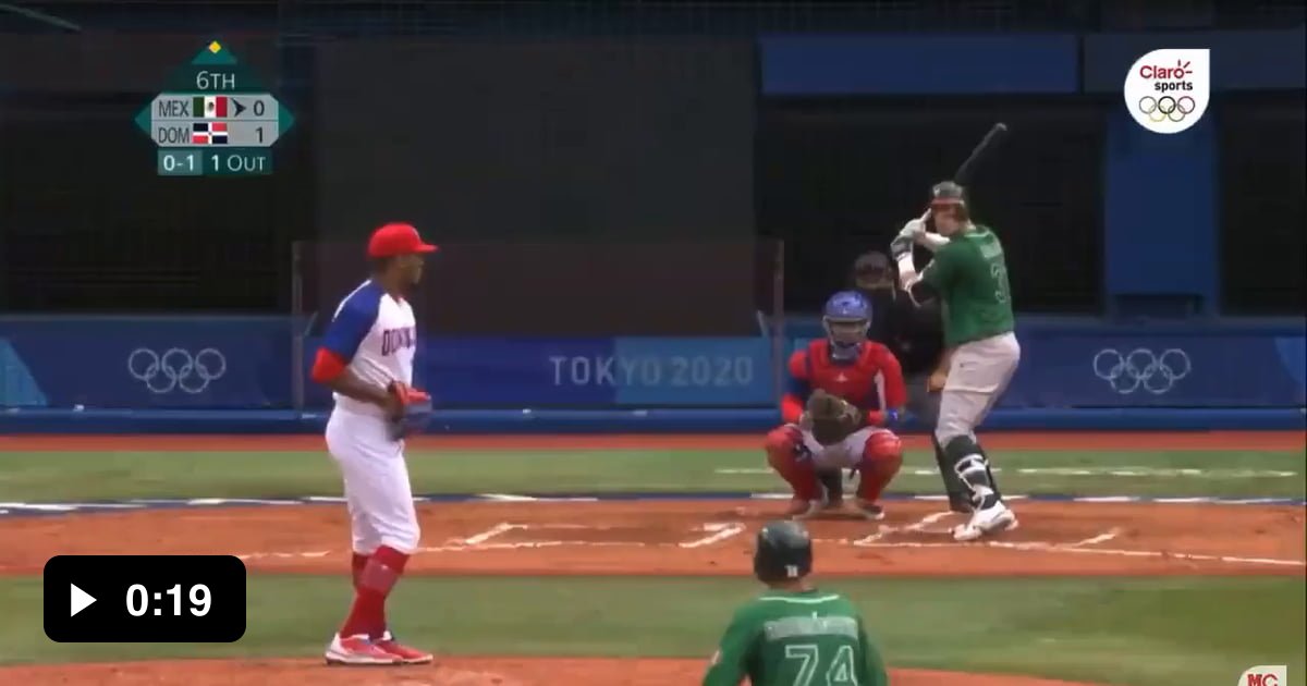 Jose Bautista guns down the Mexican runner at home to preserve the 1 ...