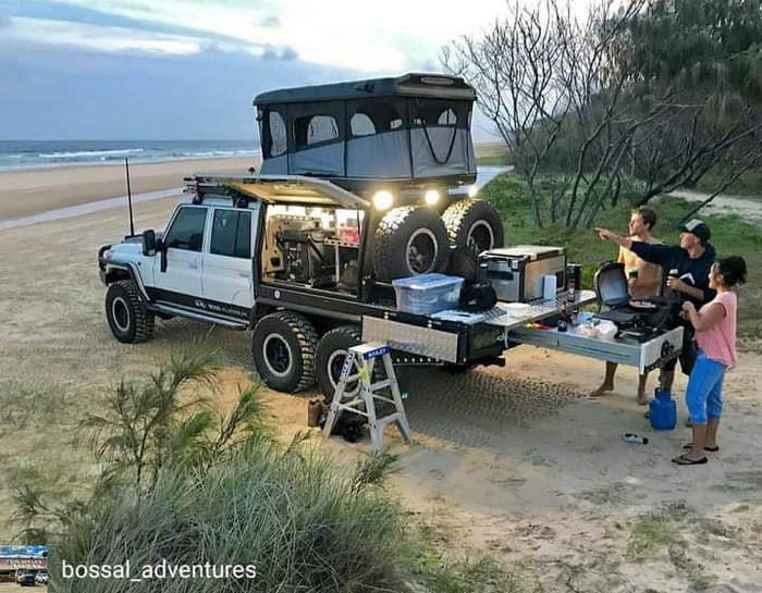 One of the proper off-road 6x6 (credits @bossal_adventures) - 9GAG