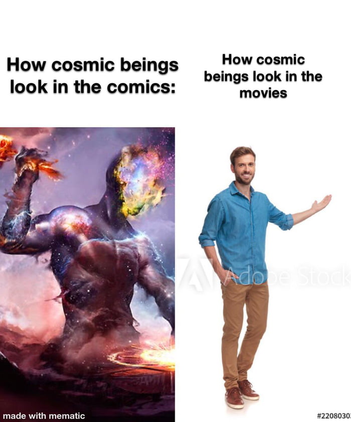 Seriously the designs of the cosmic beings in marvel especially in the ...
